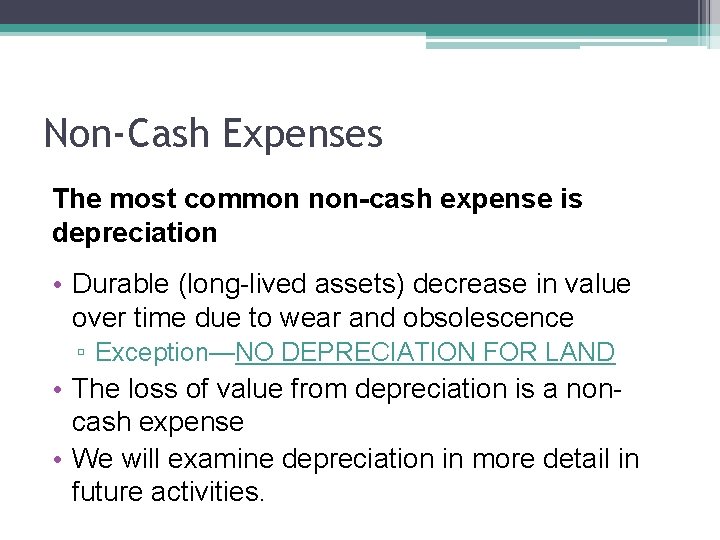 Cash vs NonCash Farm Business Planning Lesson 1