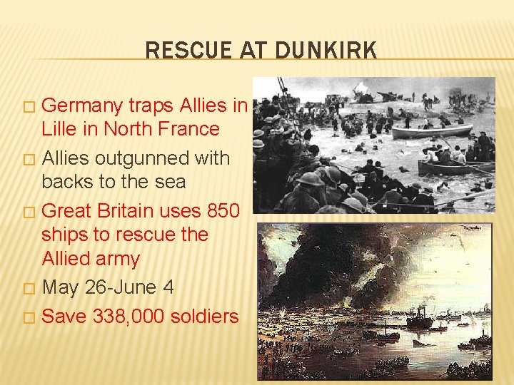 KEY QUESTIONS What was the blitzkrieg lesson was