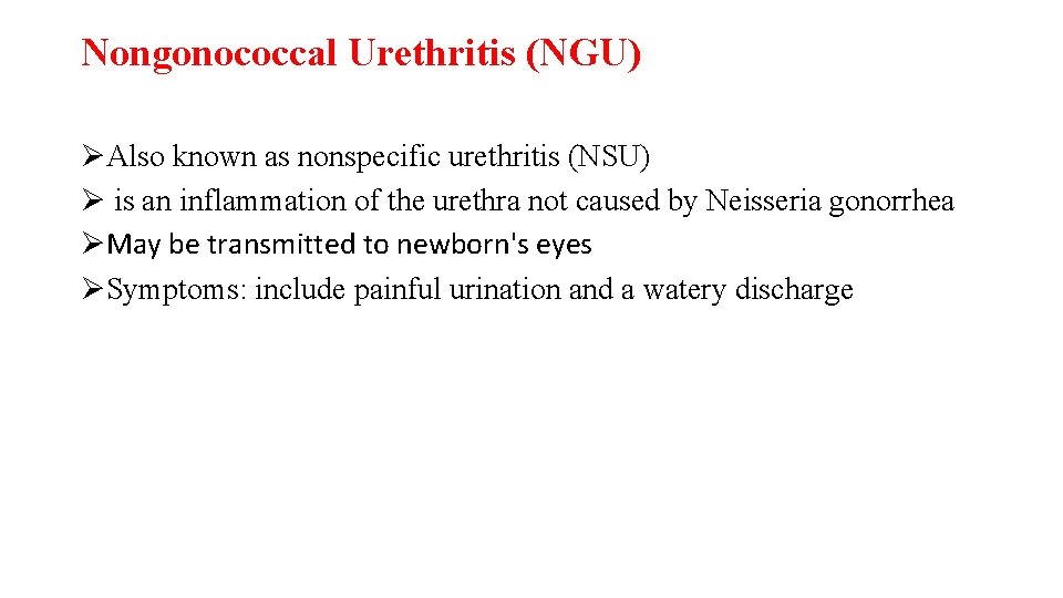 Microbial Infections of the Urinary and Reproductive System