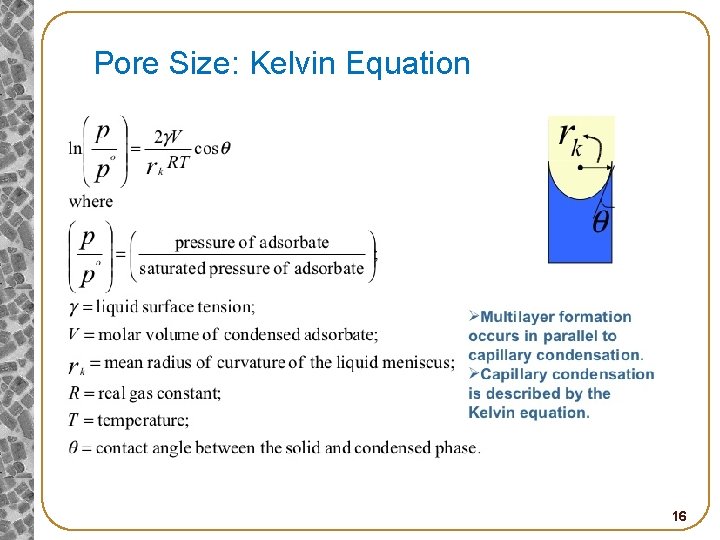 PHYSISORPTION SURFACE AREA AND POROSITY Brunauer Emmett and
