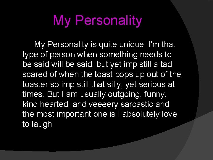 All About Me About Me Brittany Medley 16