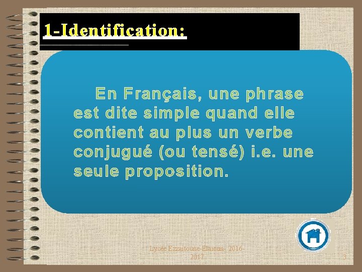 La phrase simple Objectifs viss Identification dune phrase
