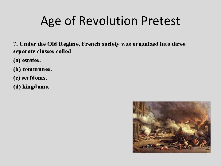 Age of RevolutionBell Work What is the difference