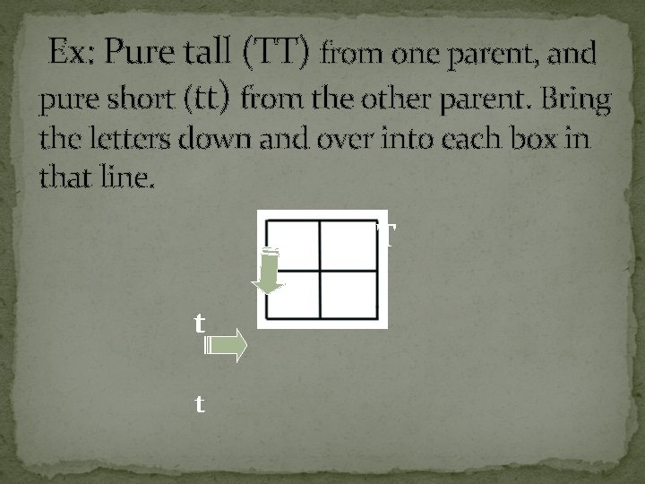 Punnent Squares a method to determine the probability
