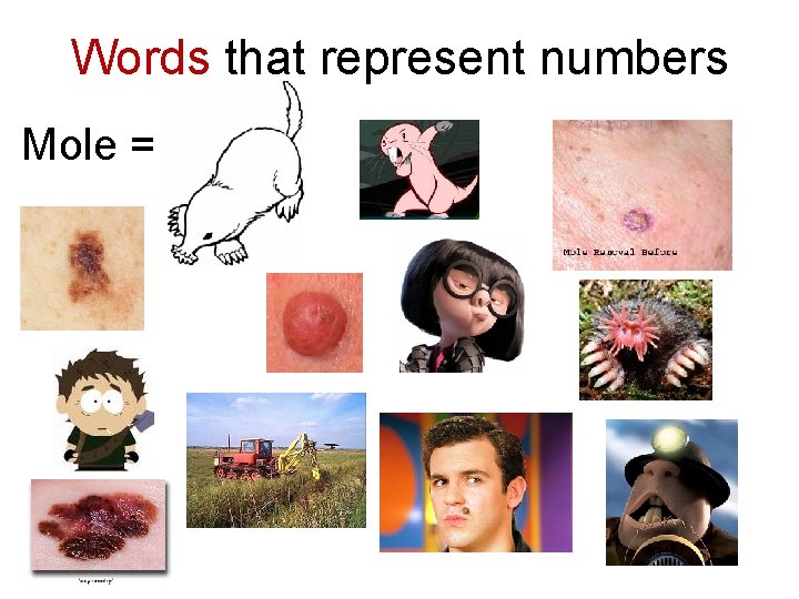 Chemistry I Notes Words that represent numbers Couple