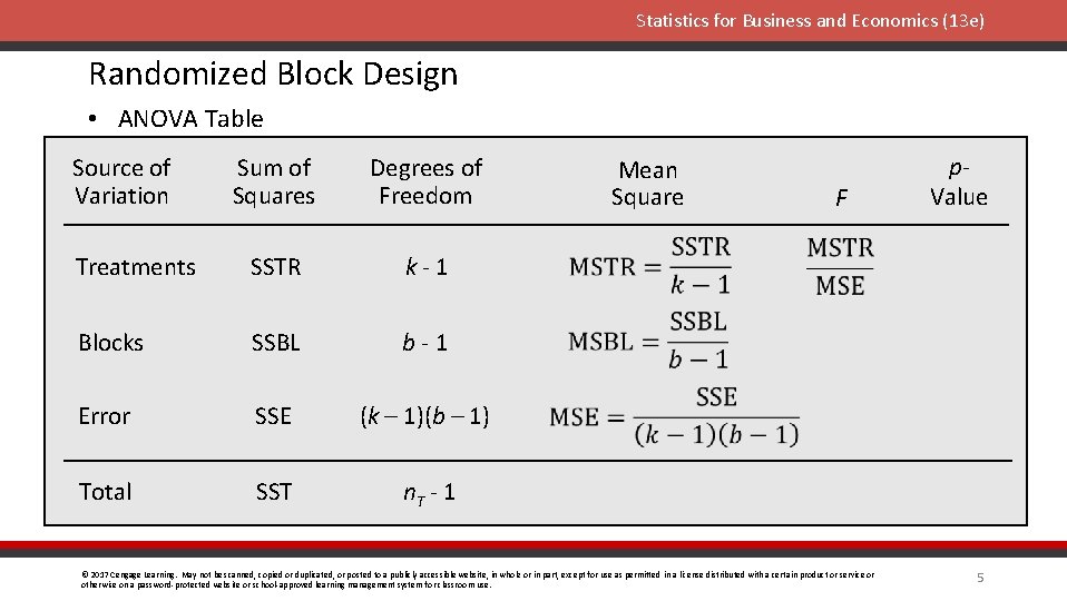 Statistics for Business and Economics 13 e Anderson