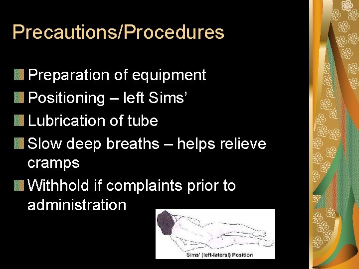 Advanced Nurse Aide Unit 4 Special Procedures Enemas