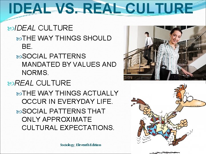 CULTURE The values beliefs behavior and material objects