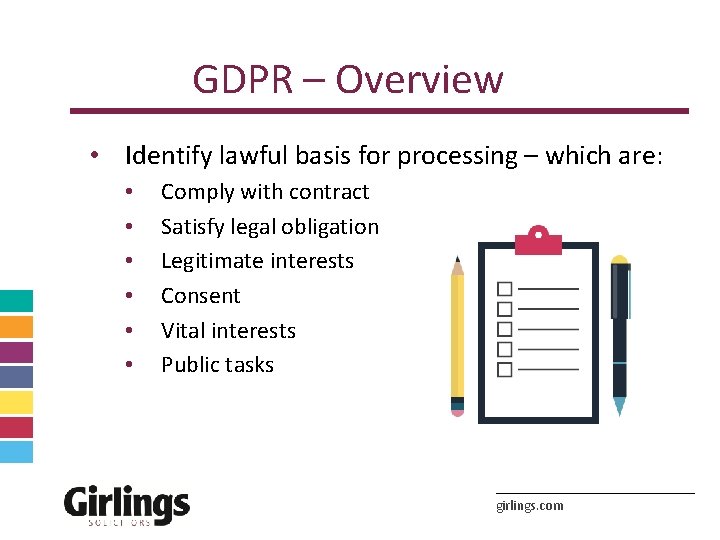 General Data Protection Regulation 2018 Canterbury BID girlings