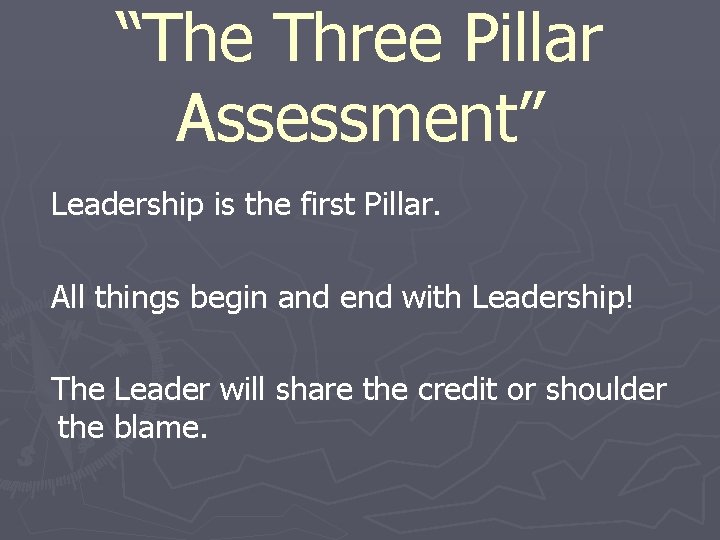 Strategic Leadership Proper Facilitation and Building Consensus in