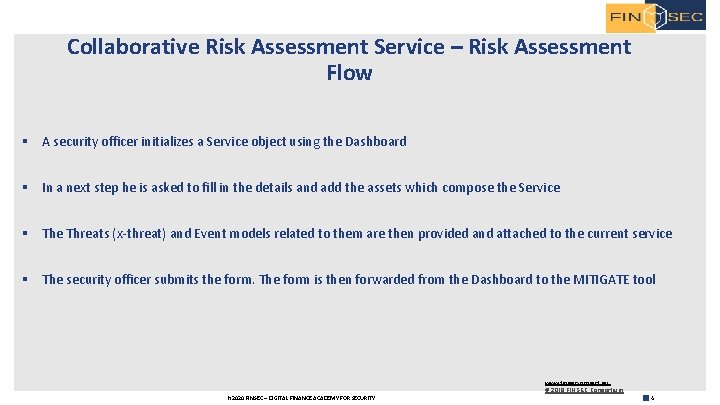 Securing Critical Infrastructures In The Financial Sector Collaborative