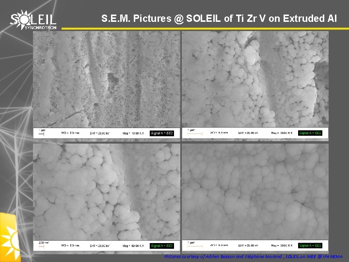 NEG coating experience at SOLEIL Feedback about a