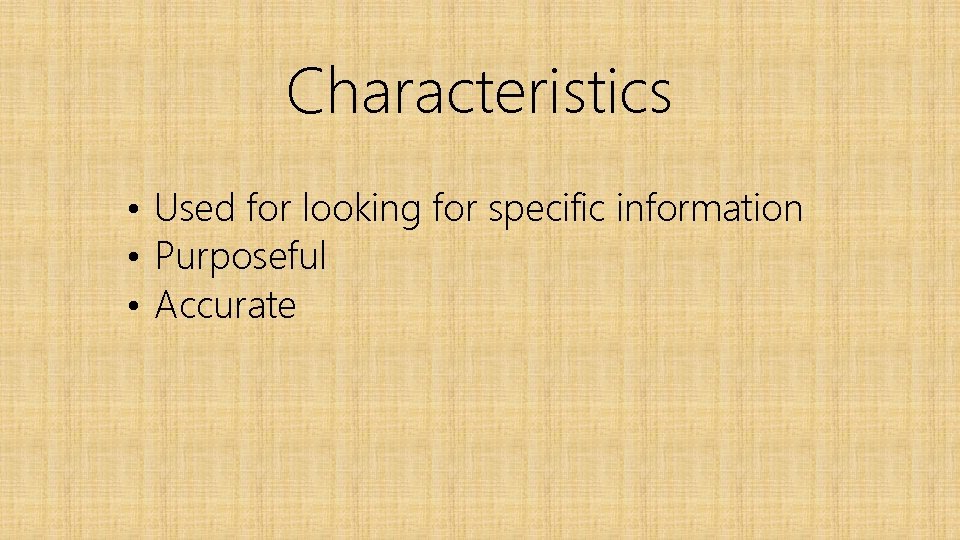 Scanning a reading skill book 4 unit 4