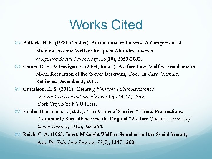 Public Assistance Program Fraud By Matt Pabis Research