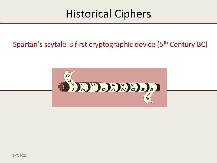 Lecture 1 Introduction to Cryptography Lecturer Meysam Alishahi