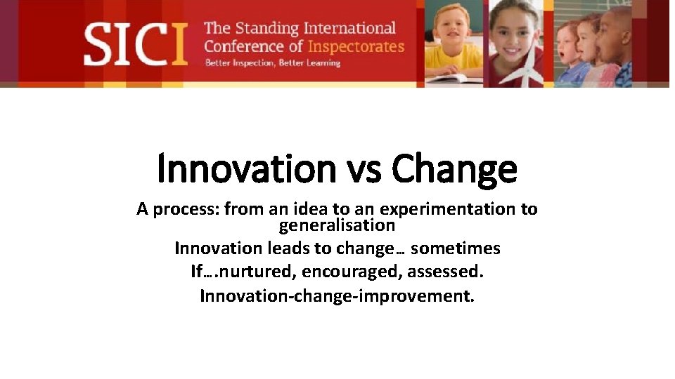 EMBEDDING INNOVATIVE INSPECTION PRACTICE SETTING THE SCENE DUBLINSeptember