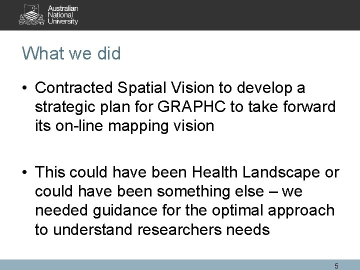 GRAPHC OnLine Mapping Ian Mc Rae Paul Konings