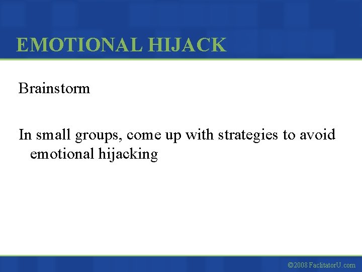 EMOTIONAL INTELLIGENCE Addressing Emotions at Workplace By Neerja