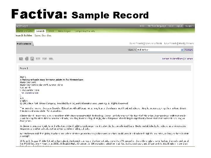 Taking Your Research to the Next Level LIR