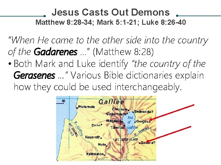 Lesson 10 Further Preaching In Galilee December 4