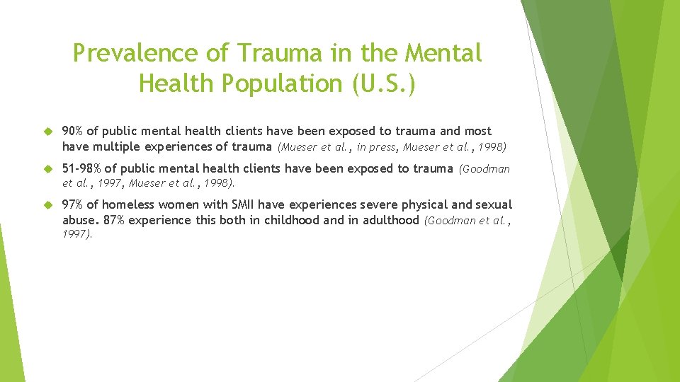 Trauma Informed Services CWN 52018 Course Objectives Understand