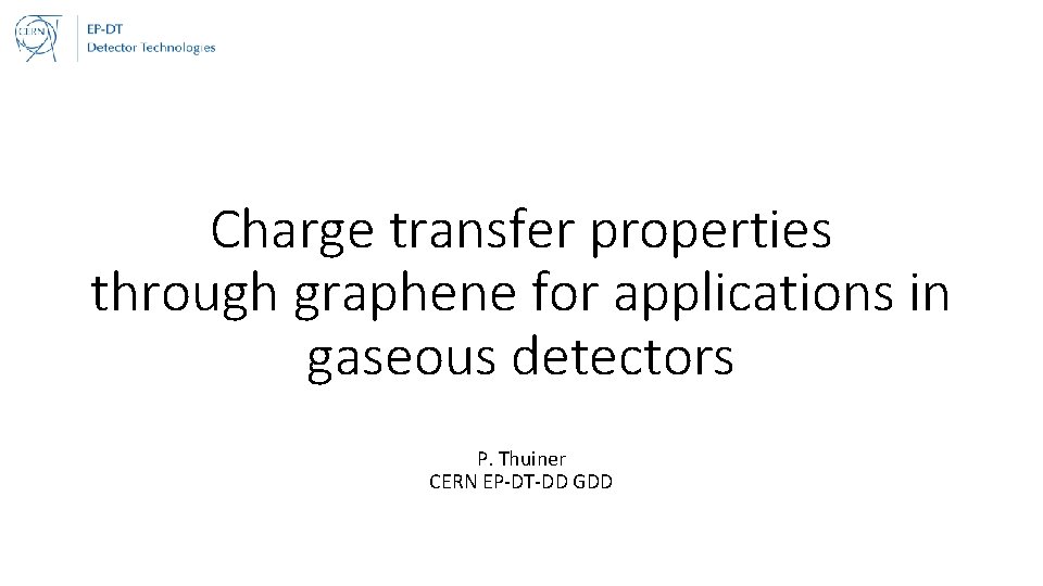 Charge transfer properties through graphene for applications in
