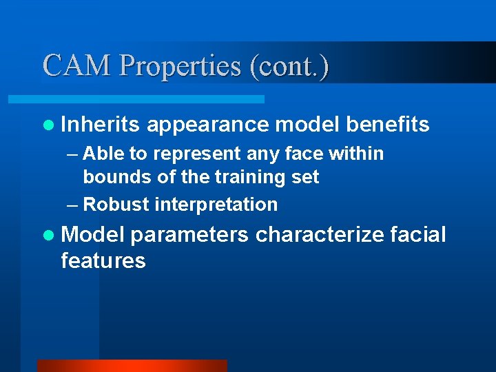 Active Appearance Models Edwards Taylor and Cootes Presented