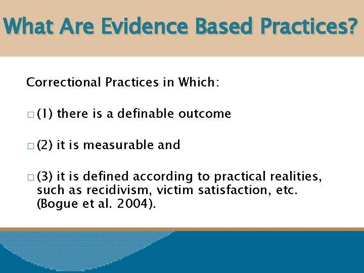 Correctional RSAT Leadership West Virginia Department of Corrections
