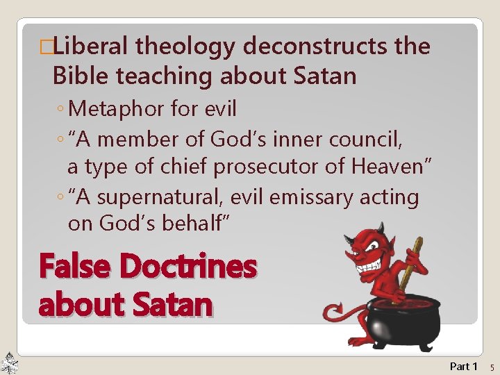 Your Adversary the Devil Who is he Part