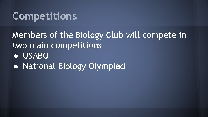 Biology Club What you should know About Us