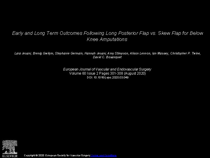Early and Long Term Outcomes Following Long Posterior