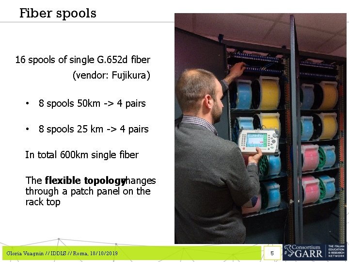 New optical Lab facilityGARR setup and first results