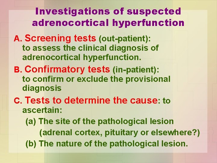 Biochemistry of Cushings Syndrome Presented by Rana Hasanato