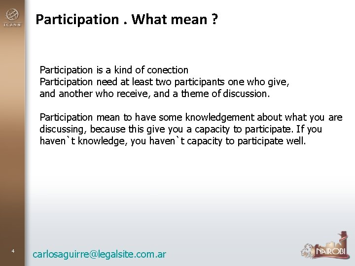 Participation Engagement in Carlos Dionisio Aguirre Chair on