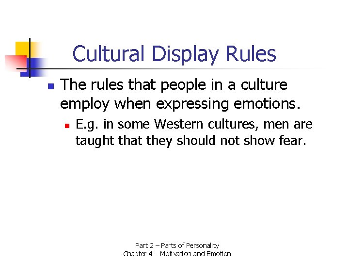 Part 2 Chapter 4 Vocabulary These flashcards have