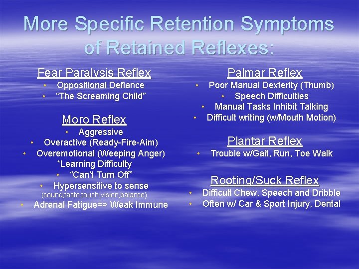 The Structure and Function of Sensory Processing Disorders