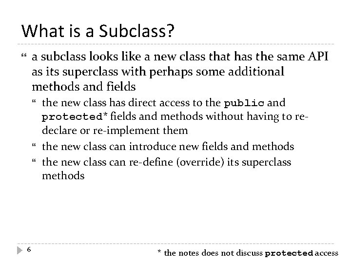 Inheritance Part 2 Notes Chapter 6 1 Object