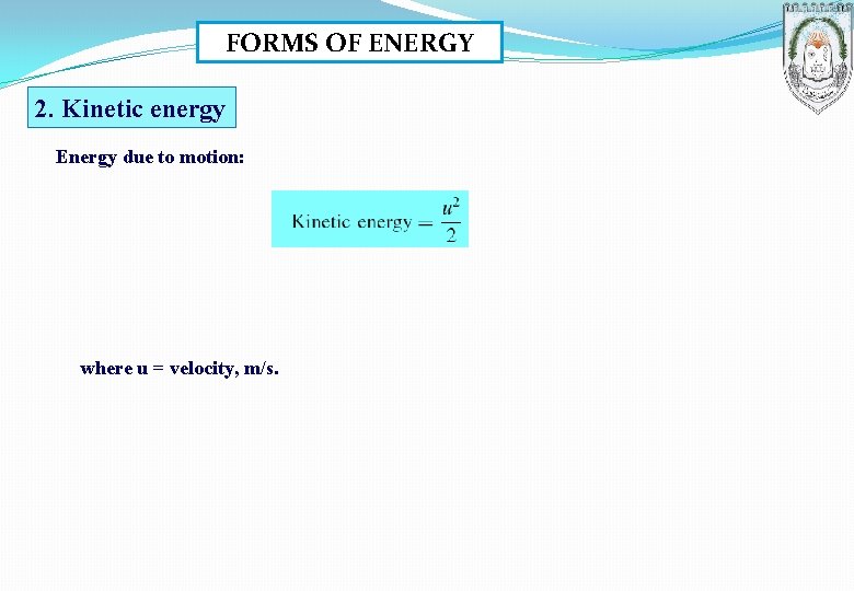 Chapter 3 Fundamentals of Energy Balances CONSERVATION OF