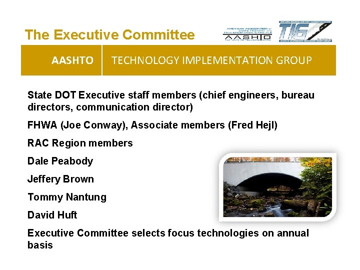 A Successful Practice for Implementation Event AASHTO RAC