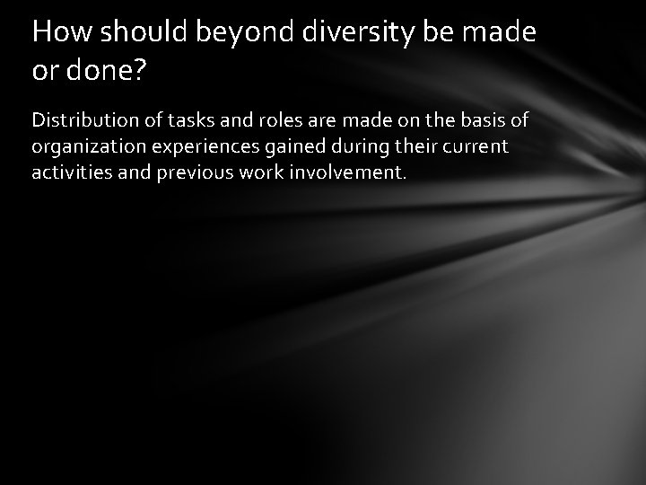 Whats beyond diversity Human BeingYourself What does beyond