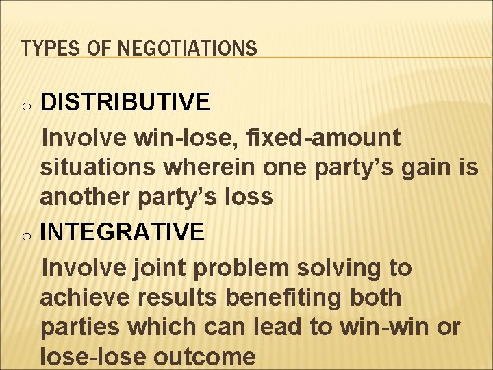 GAMES PEOPLE PLAY NEGOTIATIONS WHAT IS NEGOTIATION D