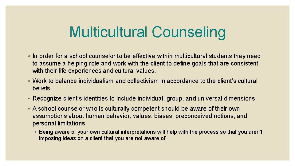 HISPANICLATINO CULTURE Multicultural Counseling Courtney Traxson My ...