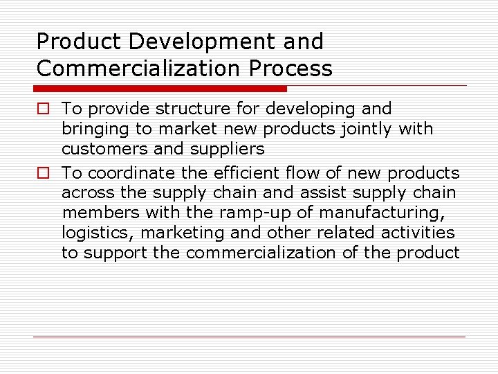 Business Processes in Logistics and Supply Chain Management