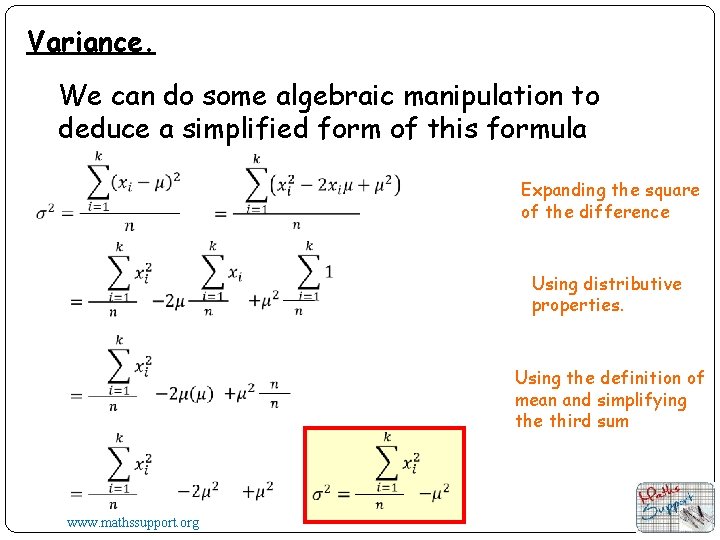 09 January 2022 Variance and Standard deviation LO
