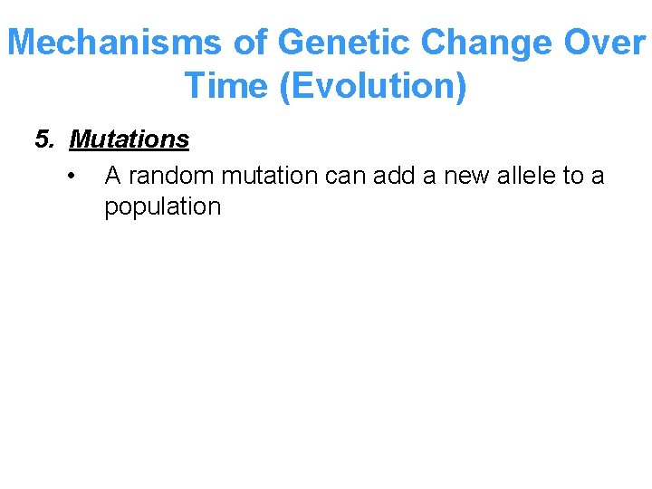 Breeding Bunnies Lab Observe the graph and discuss