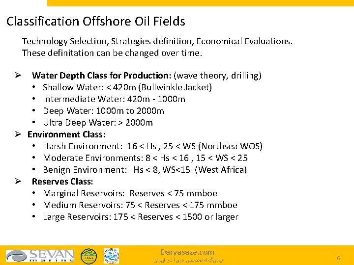 CONCEPT SELECTION FOR DEEPWARTER FIELD DEVELOPMENT by Dr