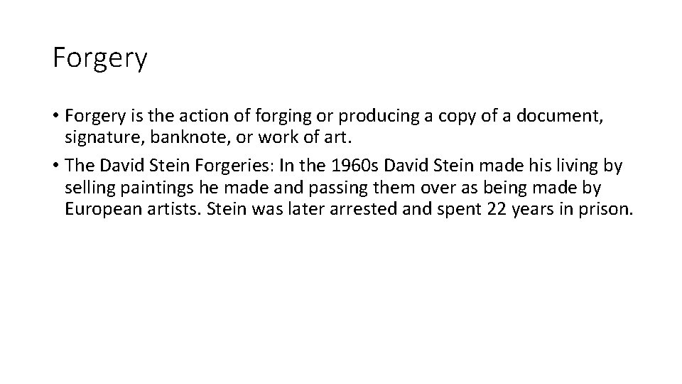 Types of crime Andrew klock Kidnapping The Weinberger