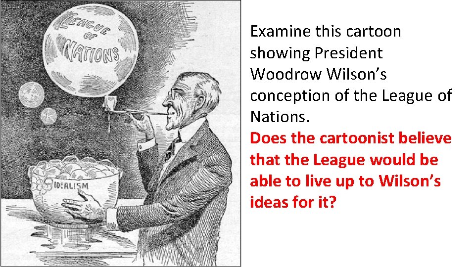 AIM How did Woodrow Wilson propose peace following