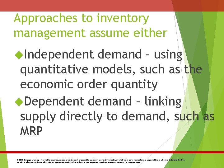 BUS222 Quantitative Methods LECTURE 9 Learning Outcome General