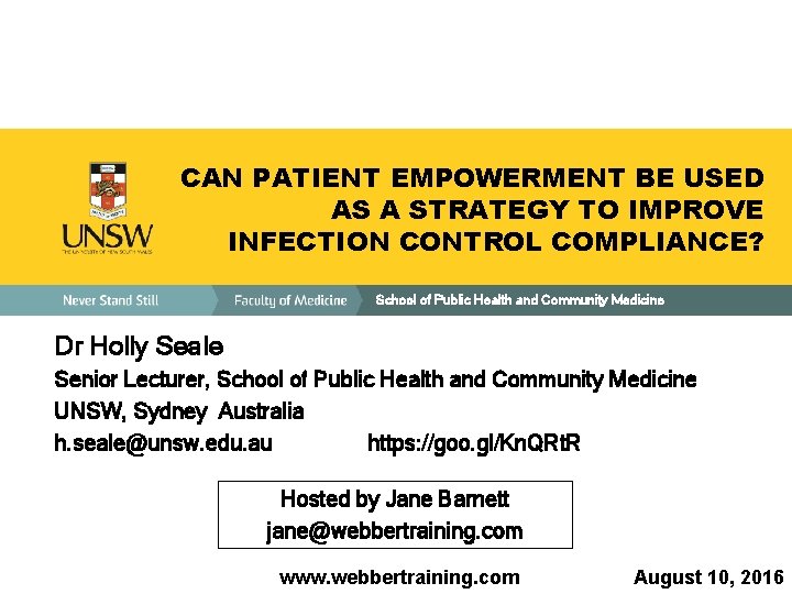 CAN PATIENT EMPOWERMENT BE USED AS A STRATEGY